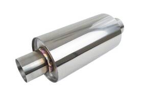 TOP SPEED PRO-1 EP-EX-76MM-SINGLE Round Muffler Straight