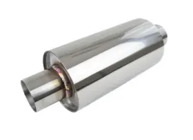 TOP SPEED PRO-1 EP-EX-76MM-SINGLE Round Muffler Straight